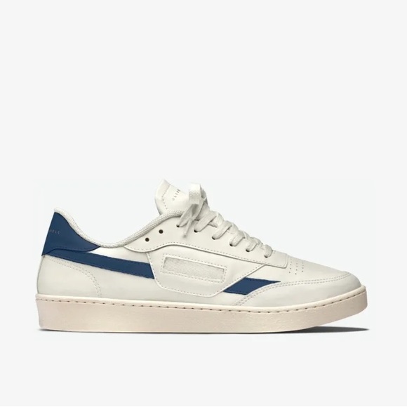 Oliver Cabell | Shoes | Oliver Cabell White And Blue Sneakers | Poshmark